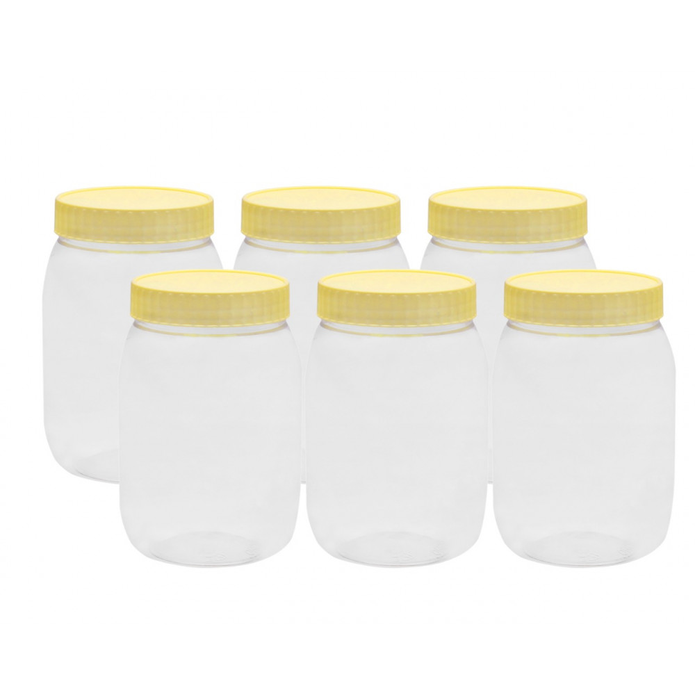 Chemco Round PET Jar 1000 ml / Plastic Container - Sinaha Platform