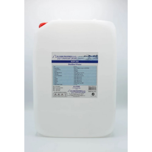 HIPURE DEMINERALAISED WATER 20 LTR LAB GRADE - Sinaha Platform