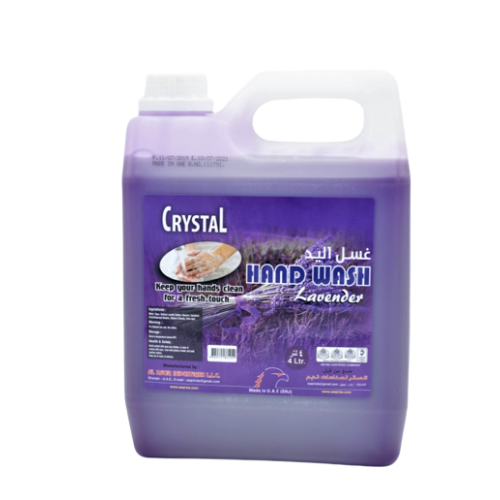 Crystal Hand Wash Lavender 4 Ltr ( 4 Pieces Per Box ) - Sinaha Platform
