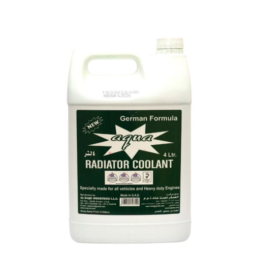 AQUA RADIATOR COOLANT GREEN 4 LTR ( 4 Pieces Per Carton ) - Sinaha Platform