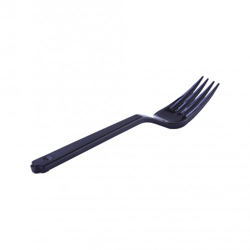 PLASTIC MEDIUM DUTY BLACK PP FORK (1000 PIECES PER CARTON)