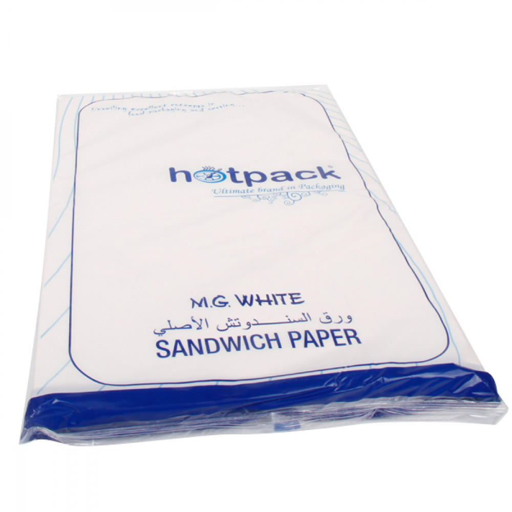 Hotpack-Sandwich Paper-White - 800 Sheets ( 10 Packs Per Carton ...