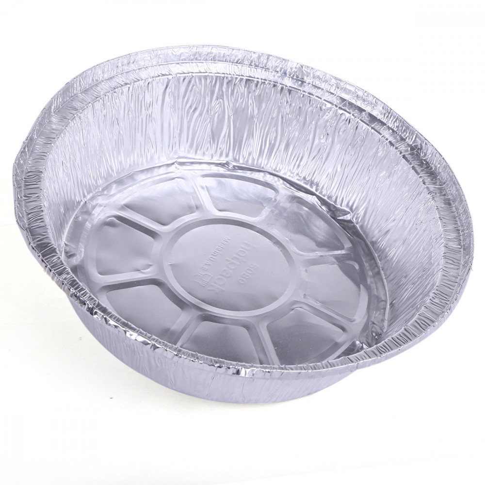 Aluminum Round Container 800cc- 800ml ( 10 Pieces X 20 Packs Per Carton )