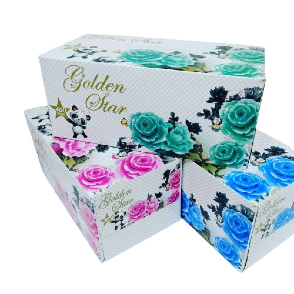 Golden Star Facial Tissues 400 Sheets