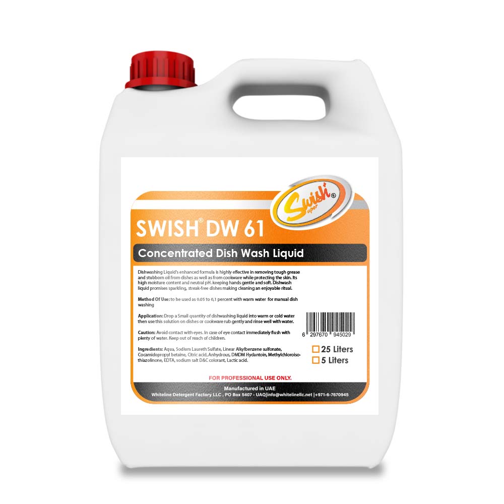 Swish Concentrated Dishwash Liquid 5L