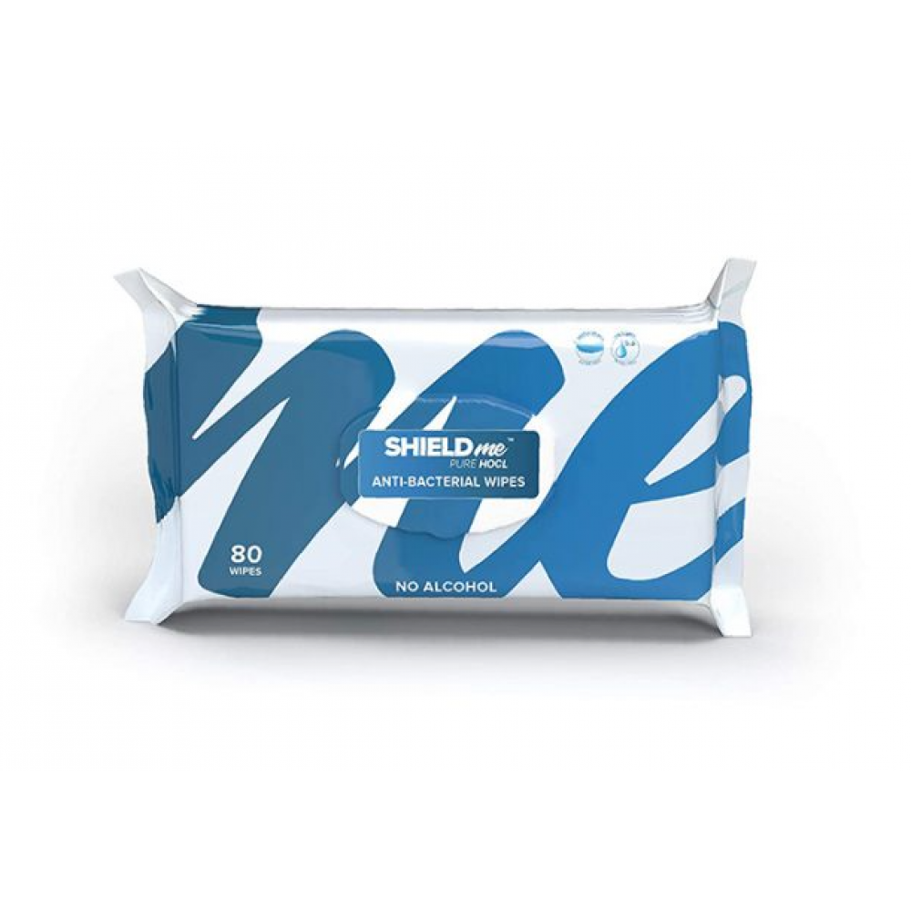 SHIELDme Antibacterial, Disinfecting Wipes – 80 Sheets(12Pieces Per ...