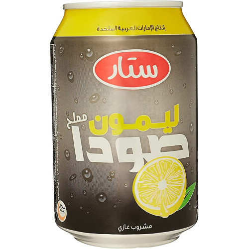 STAR LEMON SODA CANS - 300 ML X 24