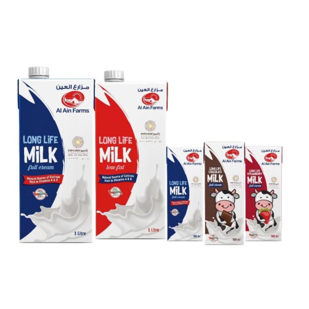 Al Ain UHT Chocolate Long Life Milk 180ML(18 Pieces Per Carton)