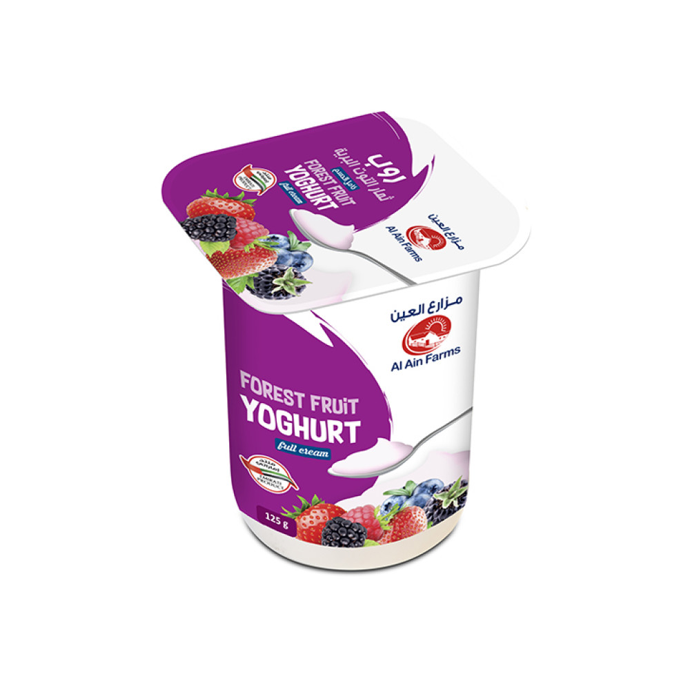 Al Ain Stirred Forest Fruit Yoghurt 125GM