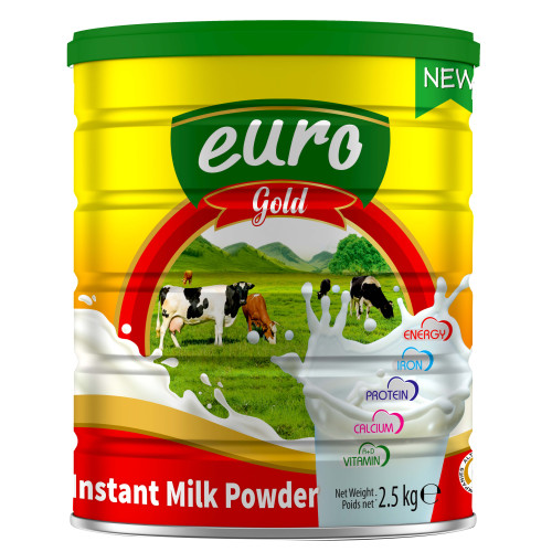 INSTANT MILK POWDER EURO 2.5KG TIN