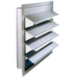Non return/pressure relief dampers