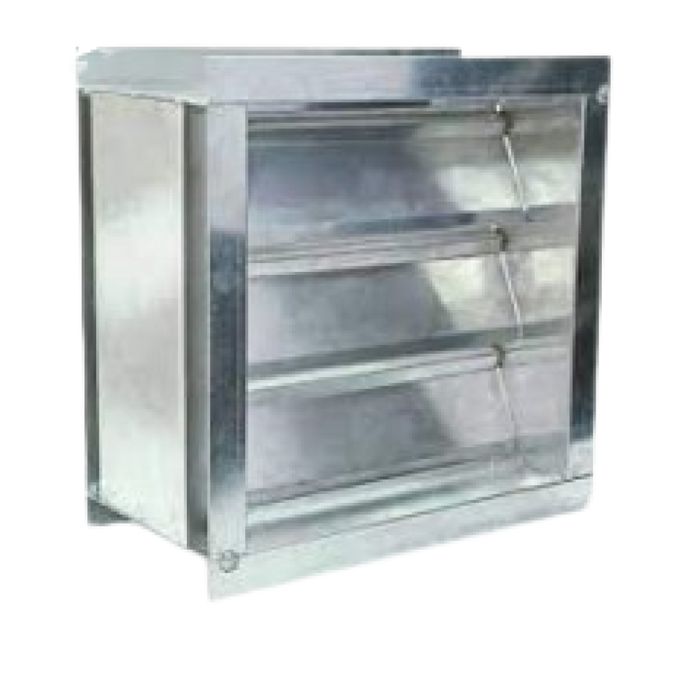 Non return/pressure relief dampers