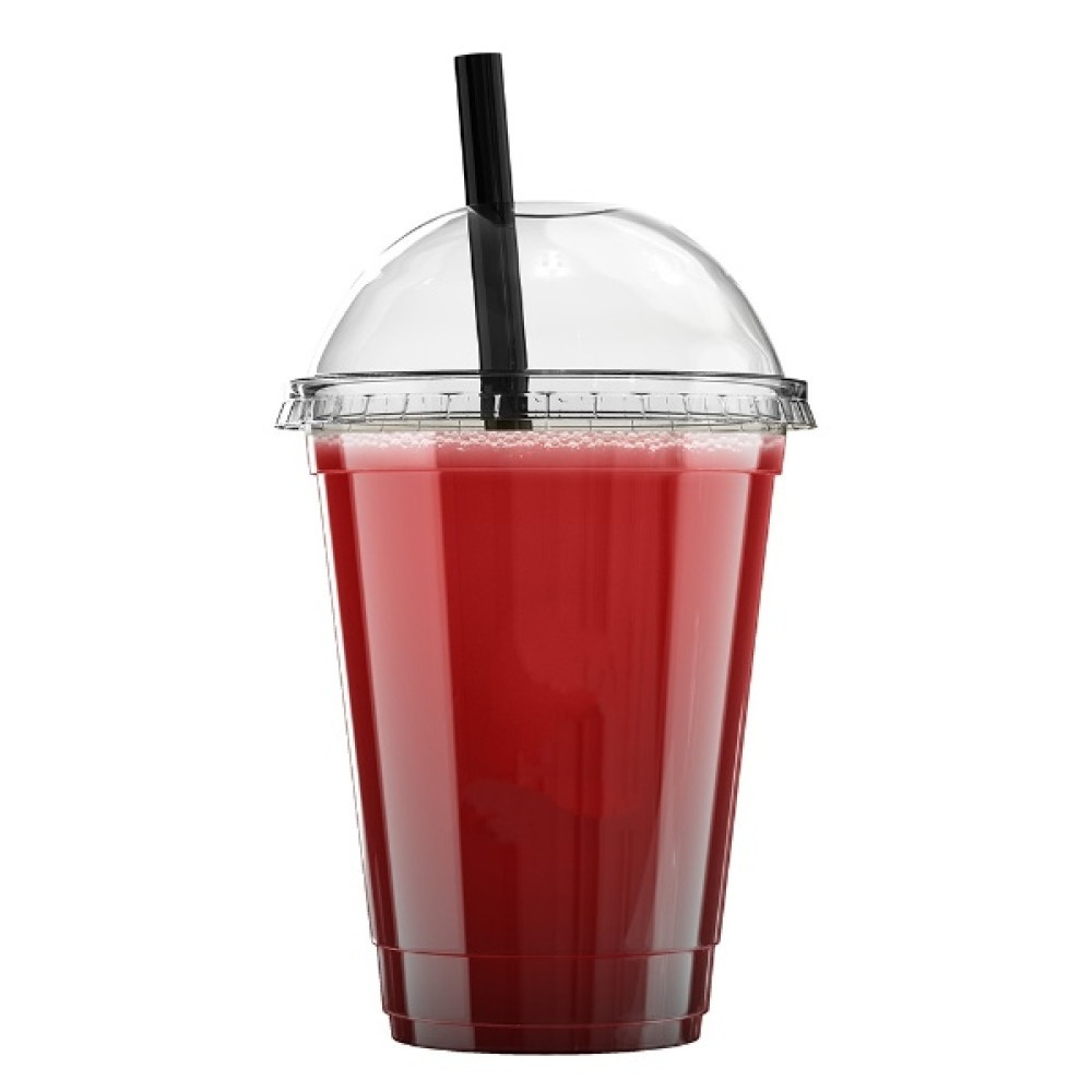 PRINTED PLASTIC JUICE CUP
