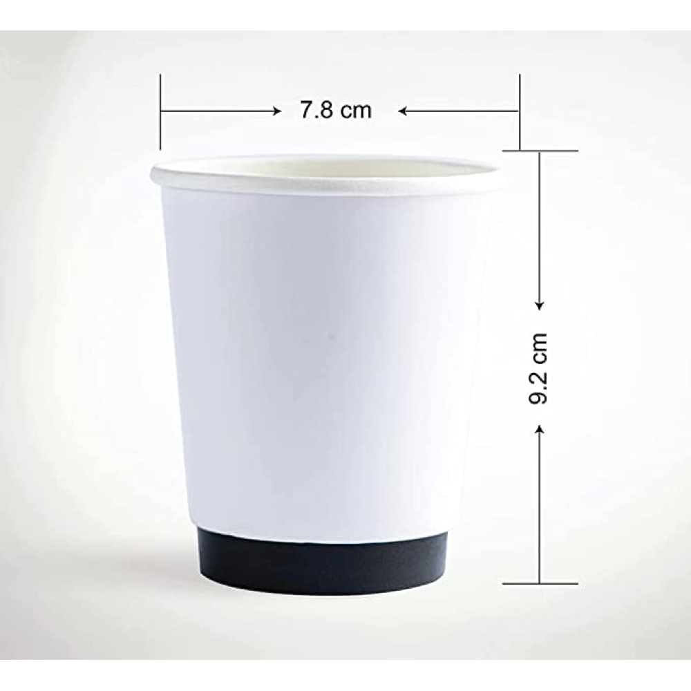 8oz Heavy Duty Double Wall Paper Cup W/B